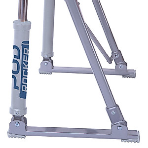 GCI Outdoor Waterside Pod Rocker Outdoor Rocking Chair with Sunshade Canopy