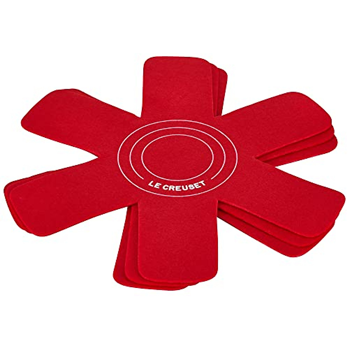 Le Creuset Set of 3 Felt Cookware Protectors - Cerise