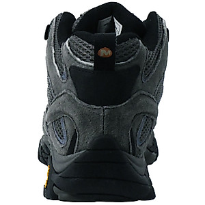 Merrell Women's Moab 2 Mid Waterproof Hiking Boot, Granite, 10 M US