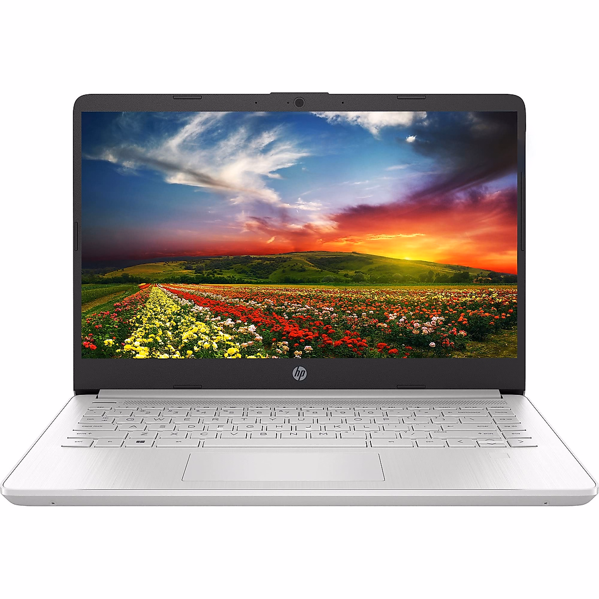 HP 2022 Newest 14 inch FHD Laptop, AMD Ryzen 3 3250U, 16GB DDR4 RAM, 512GB SSD, AMD Radeon Graphics, WiFi, USB Type-C, HDMI, Windows 11 Home, Long Battery Life, Bundle with JAWFOAL