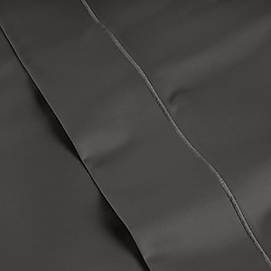 LANE LINEN 1000 TC 100% Egyptian Cotton Sheets Set Full Size Bed, Fully Elasticized Reinforced Seams Extra Deep Pocket Full Sheets Set (Never on Clearance), No Pill Fade Resistant Cooling - Black