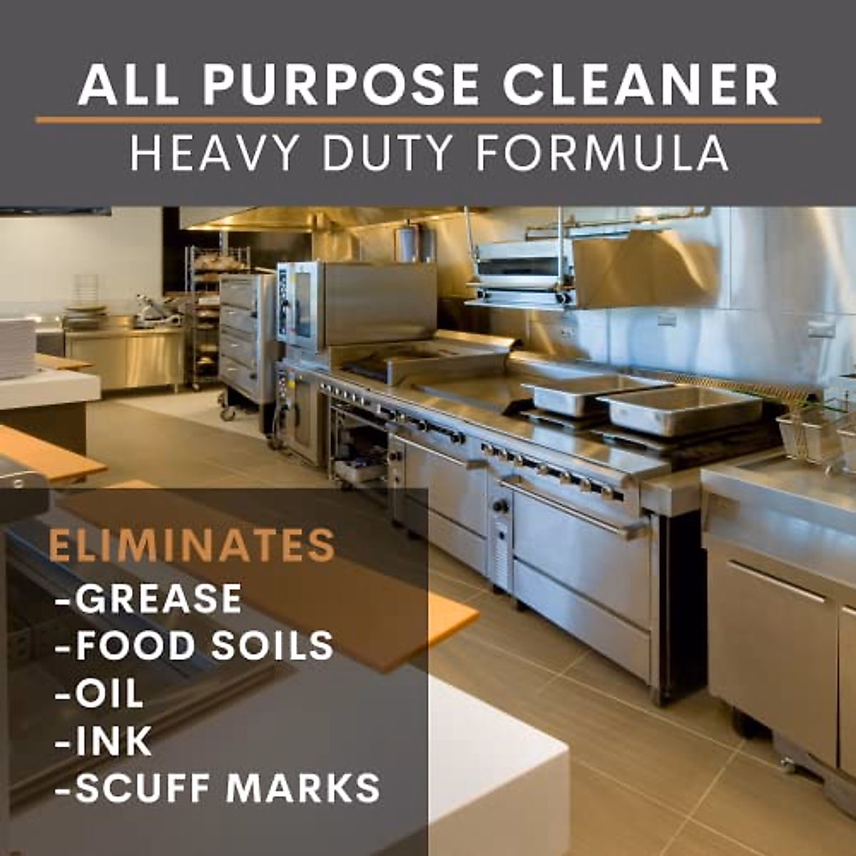 Spitfire 100870948 RTU Power Cleaner, Heavy Duty Degreaser for Shops & Kitchens, Pine Scent, Ready-to-Use Refill, 1-Gallon