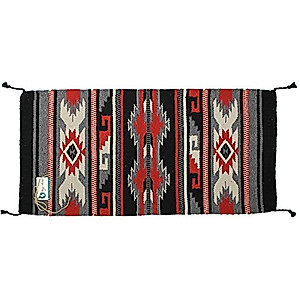 Onyx Arrow Southwest Décor Area Rug, 20 x 40 Inches, Durango Red, Gray, Black