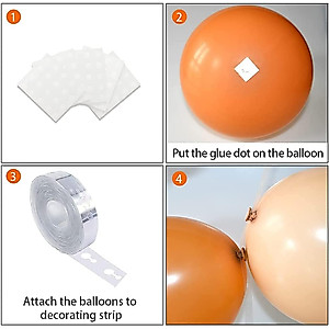 Vivane Retro Avocado Green Ivory White Cocoa Balloon Garland Arch Kit 116pcs Latex Balloons for Safari Jungle Party Balloon Woodland Birthday Party Bridal Shower Decor