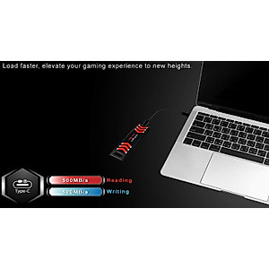 Archgon 480GB USB 3.1 Gen.2 Gaming External SSD Portable M.2 Solid State Drive (Model G702K,480GB)