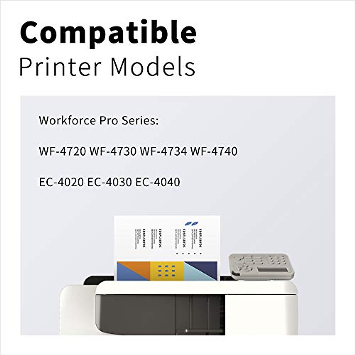 LemeroSuperx 802 Remanufactured Ink Cartridges Replacement for Epson 802XL T802XL T802 Work for Workforce Pro WF-4740 WF-4730 WF-4720 WF-4734 EC-4020 Printer (Black Cyan Magenta Yellow, 4 Pack)