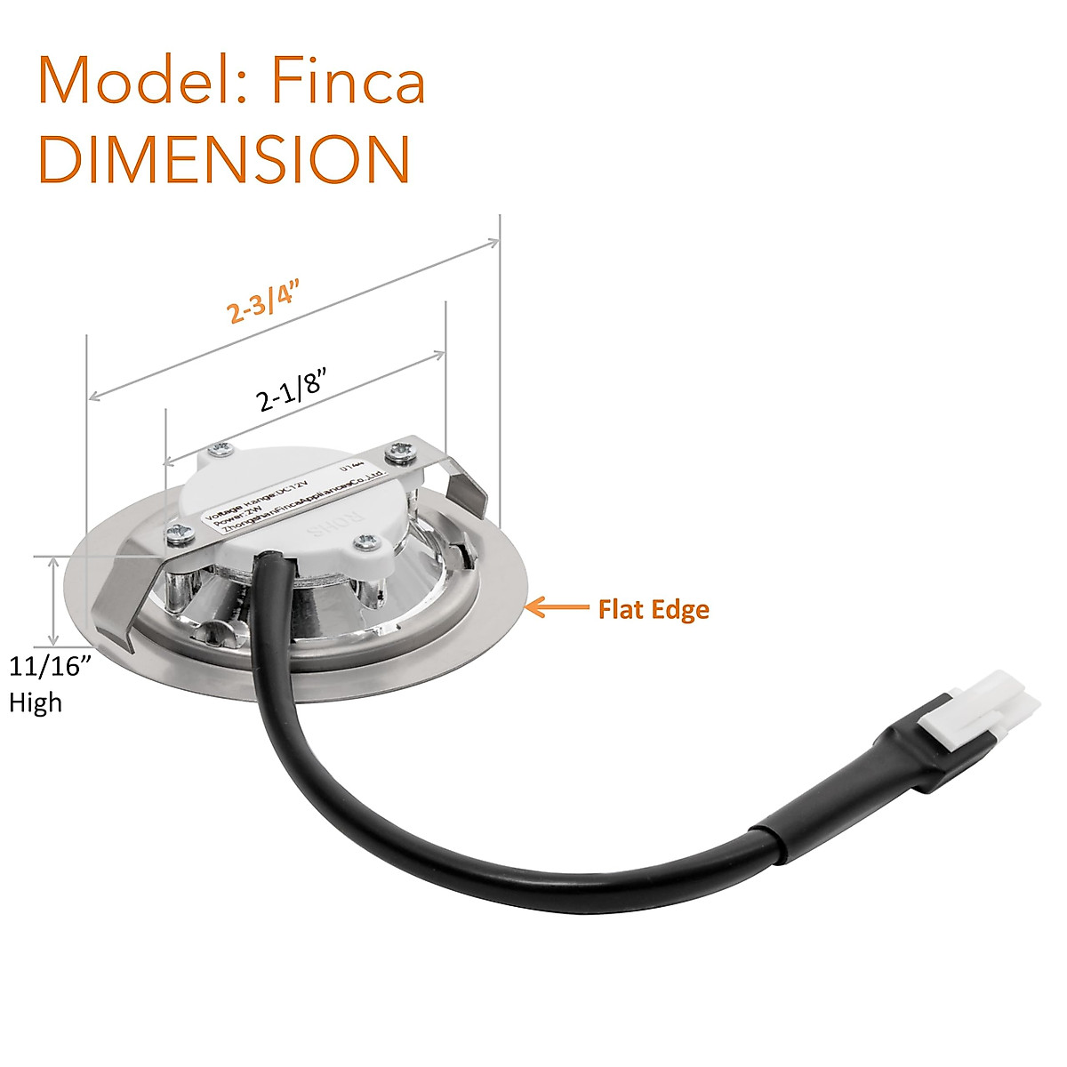 Awoco LED Light Bulbs Replacement for Range Hoods - 12V DC, 2W, Cooker Hood led Light Bulbs with 3000K Warm Yellow (Pack of 2)