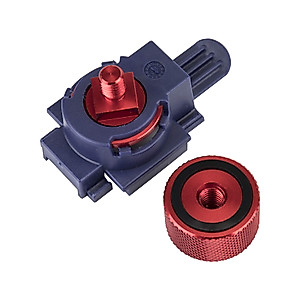 3mirrors Welding Hood (Pipeliner) Helmet Fasteners Red Headgear Replacement Parts Accessories Screws Flip Hood Aluminum - Anodized w/Silicone Washer Non-Slip 1 Pair