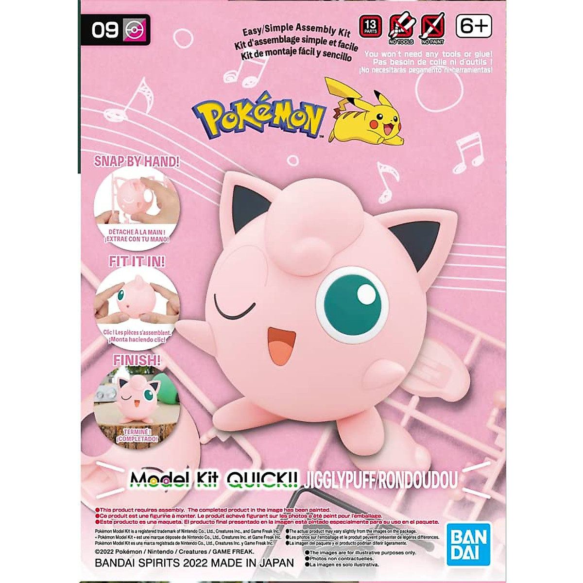 Pokemon Model Kit Quick!! - 09 Jigglypuff