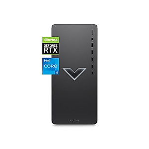 HP Victus 15L Gaming Desktop Computer, NVIDIA GeForce RTX 2060 Graphics, 12th Gen Intel Core Processor, 8 GB SDRAM, 512 GB SSD, Windows 11 Home OS, QuickDrop, Wi-Fi & Bluetooth (TG02-0020, 2022)
