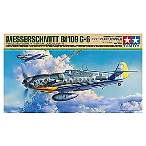 Tamiya 61117 1/48 Messerschmitt BF 109 G-6 Plastic Model Airplane Kit