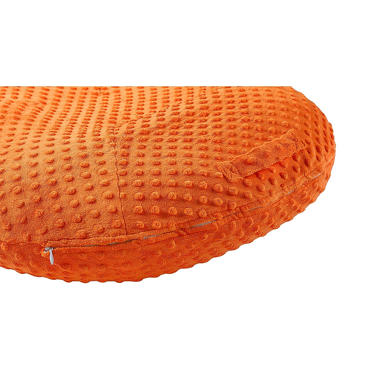 Removable Slipcover for Newborn Lounger, Super Soft Premium Minky Baby Lounger Cover Fit for 29 x 17 x 4 inches Infant Padded Lounger, Ultra Comfortable, Safe for Babies (Orange)