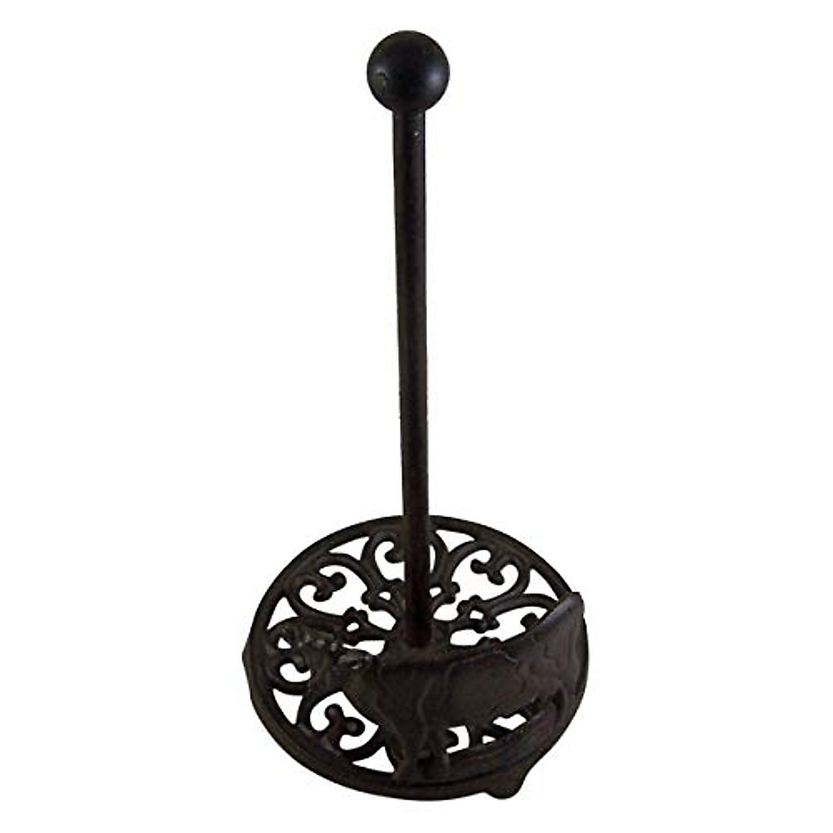 Cast Iron Cow Paper Towel Holder 13 Inch