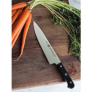 ZWILLING Gourmet 8-inch Chef’s Knife, Kitchen Knife, Black, Stainless Steel