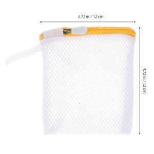 AOKWAWALIY 6pcs Laundry Bags Zipper Wash Bags Mini Mesh Washing Bags Net Bags Foldable Washing Machine Bags Soap Pouch Saver Laundry Pouch for Underwear Panties Small Accessories