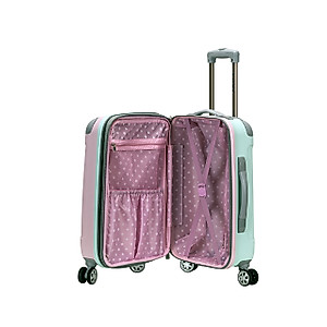Rockland London Hardside Spinner Wheel Luggage, Mint, Carry-On 20-Inch