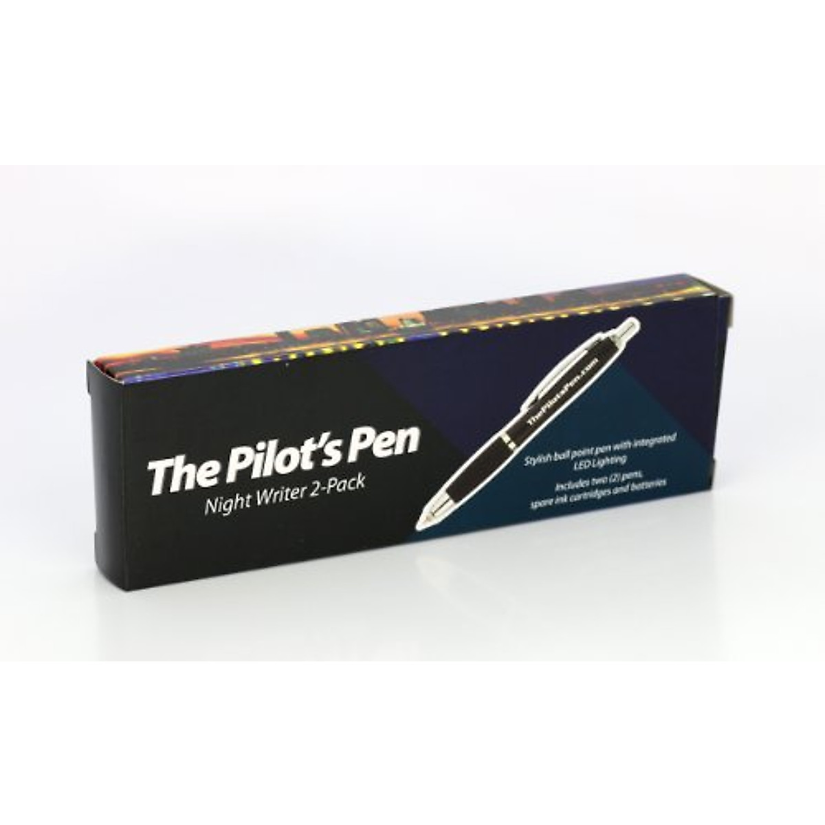 LED Pen, The Pilot's Pen, Night Writer - Set of 2 LED Powered Ink Penlights