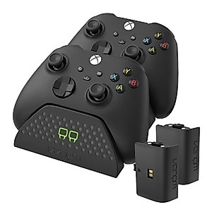 Venom Twin Charging Dock with 2X Rechargeable Battery Packs - (Xbox Series X and S, Xbox One) - Black