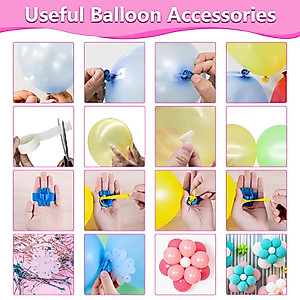 Balloon Pump, Balloon Pump Electric, Portable Dual Nozzle Electric Blower Air Pump Inflator for Party Decoration. Faster and Save Time [110V~120V, 600W, Rose Red]