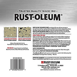 Rust-Oleum 301238 Decorative Color Chips Wall-Surface-Repair-Products, 1 Pound, Mocha Blend, 16 Ounce