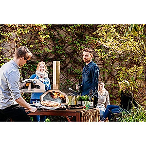 Ooni Pro 16 Multi-Fuel Outdoor Pizza Oven - 16 Inch Outdoor Pizza Oven - Outdoor Kitchen Pizza Making Oven