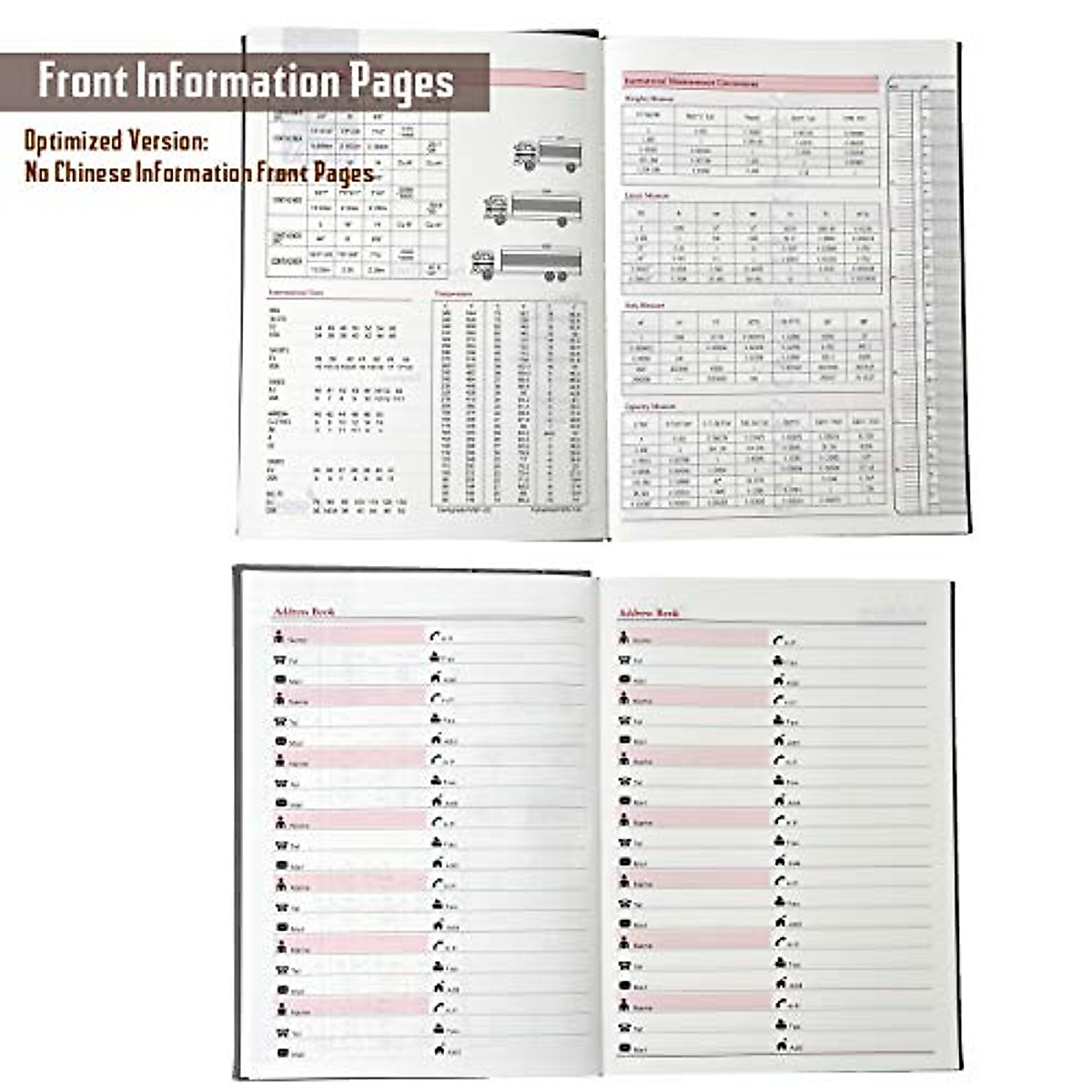 OZCHIN Large Notebooks and Journals Classic Hardcover Notebook 8 x 11 inch 128 Sheets (256 pages) Leather Notebook Journals to Write in for Women Men (Blue)