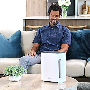 Pure Enrichment PureZone 3-in-1 Air Purifier Bundle with True HEPA Replacement Filter - True HEPA Filter & UV-C Cleans Air, Helps Alleviate Allergies, Removes Pet Hair, Smoke & More