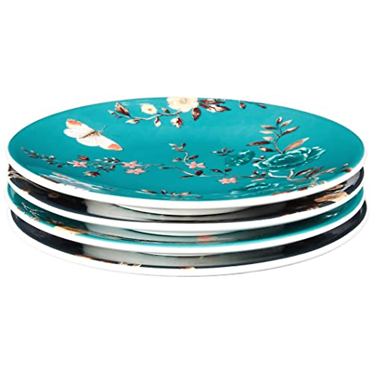Lenox Sprig & Vine 4-Piece Tidbit Plate Set, 2.00 LB, Multi