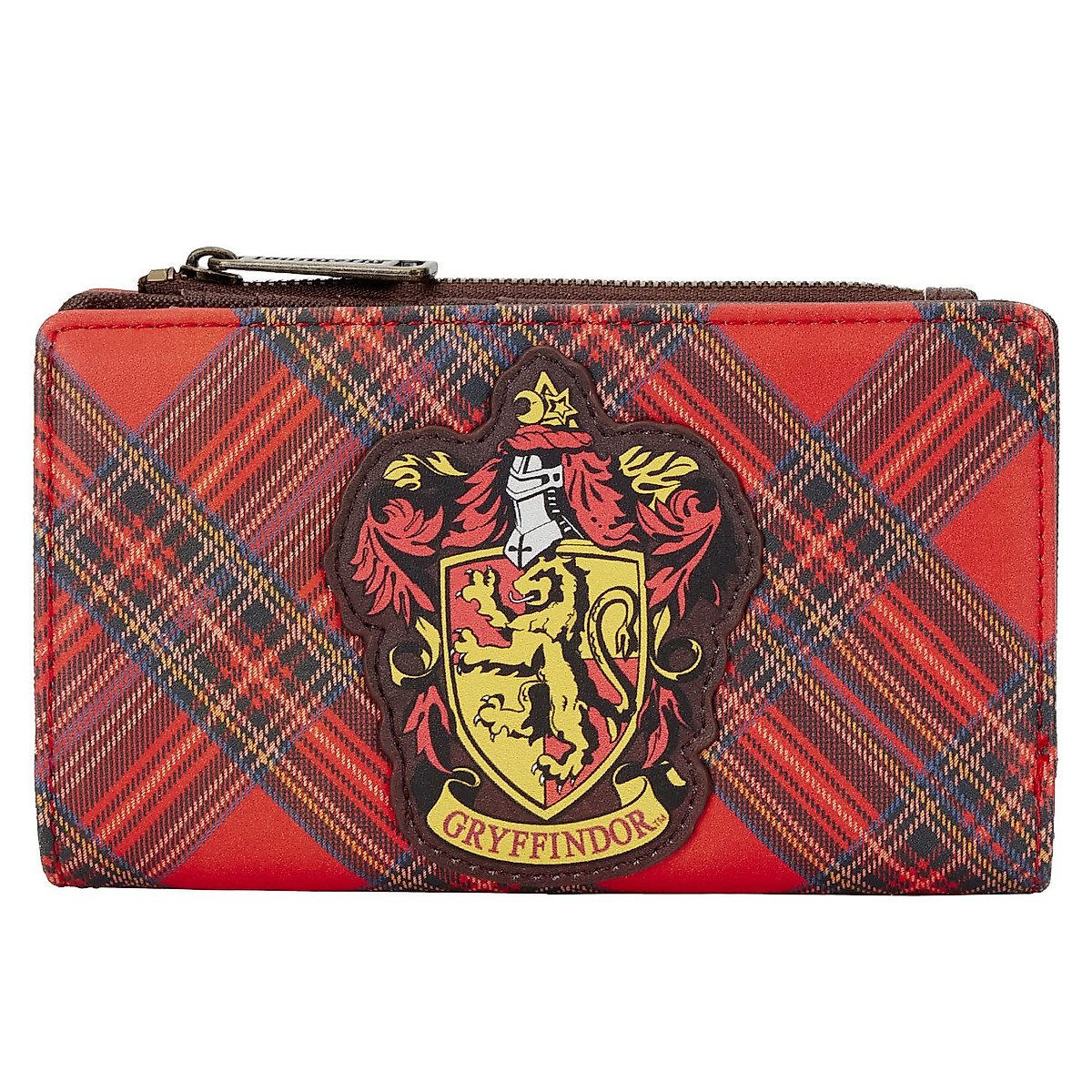 Loungefly Harry Potter Gryffindor Plaid Pattern Faux Leather Wallet