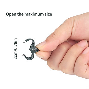 KINGLAKE GARDEN Plant Orchid Clips,100 Pcs Plant Clips Dark Green Plant Orchid Support Clips with Box,Garden Orchid Clips for Supporting Stems Vines Stalks Grow Upright