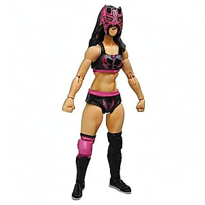 Boss Fight Studio Lady Maravilla, Legends of Lucha Libre Collectible Action Figure – Highly Articulated Figurine with Accessories Including Smartphone, Alternate Hands and Head, & Selfie Stick – 1:12