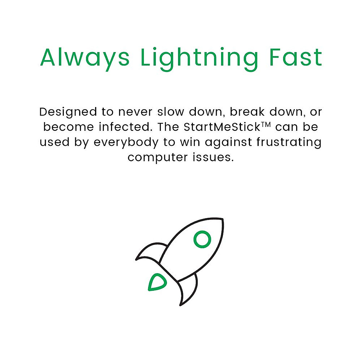 StartMeStick - Breathe a New Life Into Your Old Computer, Plug-in Operating System, Unlimited Use on Unlimited PCs and Macs for 2 Years