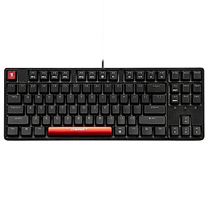Digifast CS-21 Mechanical Gaming Keyboard - RGB Backlit Gaming Keyboard - Tenkeyless TKL Gaming Chronus Series Keyboard with Cherry MX Switches (Red Axis)