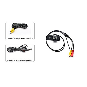 BW Car Rear View Reversing Camera for Volkswagen - Black