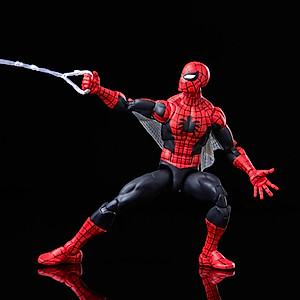 Spider-Man Marvel Legends Series 60th Anniversary Amazing Fantasy 6-inch Classic Comics Action Figures for 4+ Years, 9 Accessories