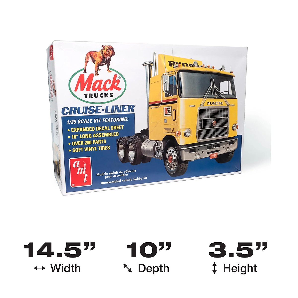 AMT - Mack Cruise-Liner Semi Tractor, 1:25 (AMT1062)