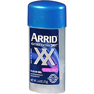 Arrid XX Extra Extra Dry Clear Gel Antiperspirant Deodorant, Morning Clean , 2.6 Oz, Pack of 6