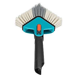 GARDENA CombiSystem Angle Broom: Comfortable Eckbesen for Removing e.g. Cobwebs in Corners, Variable Working Angle (3634-20)