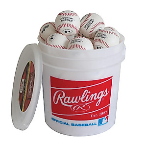 Rawlings | Official League Recreational Use Practice Baseballs | Youth/8U | OLB3 | Bucket | 24 Count