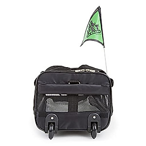 Sherpa Ultimate On Wheels Travel Pet Carrier, Airline Approved & Guaranteed On Board - Black, Large