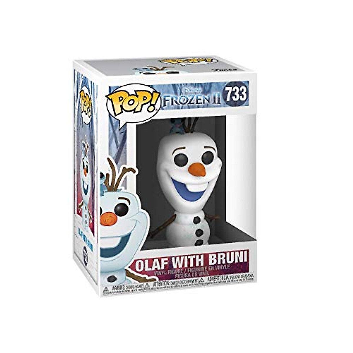 Funko Pop! Disney: Frozen 2 - Olaf with Fire Salamander, Multicolor