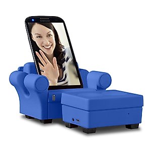Phoniture Wireless Bluetooth Speaker and Charging Station (Blue)