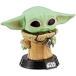 Funko Pop! Star Wars: The Mandalorian - The Child with Necklace Vinyl Figure, Fall Convention Exclusive Action Figure