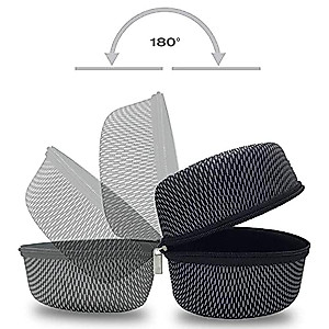 Hiturbo Ski Goggles Hard Case, EVA Snowboard Goggles Box, Diving Mask Protection Carrying Case for Snow & Water Sport(1pc)