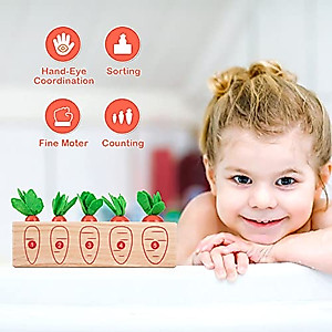 Wdmiya Busy Board Toys for Toddlers, Montessori Toys with 6 Led Light Switch for 1 Year Old, Wooden Piano Busy Board for Toddlers 1-3, Educational Activity Toys & Gifts for 1 2 3 Year Old (XLB)