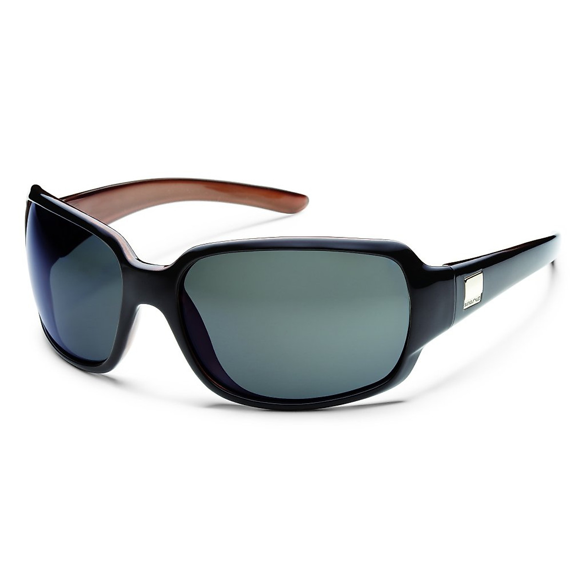 Suncloud Optics Cookie Sunglasses (Black Backpaint with Gray Polarized Polycarbonate Lens)