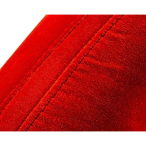 HAINEW Dining Chair Accent Chair, Modrest Frisco Mid-Century Orange Velvet Dining Chair, Modern Creative Chair for Home and Outside, W22 xD25.8 xH31.7, Orange