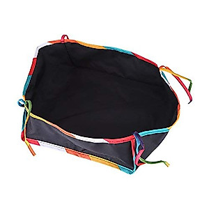 GLOGLOW (Pack of 2) Baby Stroller Pram Waterproof Bottom Basket Infant Pushchair Buggy Shopping Storage Case Organizer Bag Mesh Netting Accessories Organizer