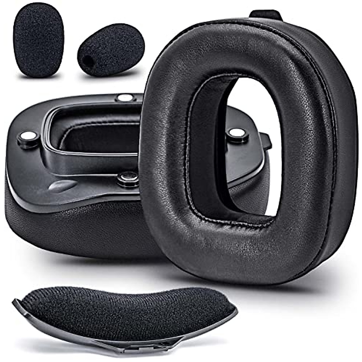 A40 tr Sheepskin Ear Cushion Earpads Compatible with Astro A40 TR Headset - with Headband/Microphone Foam by DIMOST
