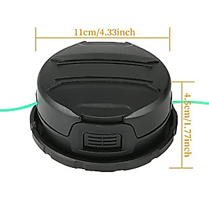 Eyoloty DWO1DT995 Replacement Trimmer Head Compatible with Dewalt DCST920 DCST922 DCST970 DCST990 DCST925 Cordless String Trimmer,Replacement Head with Pre-Wound 0.080" 20Ft Line